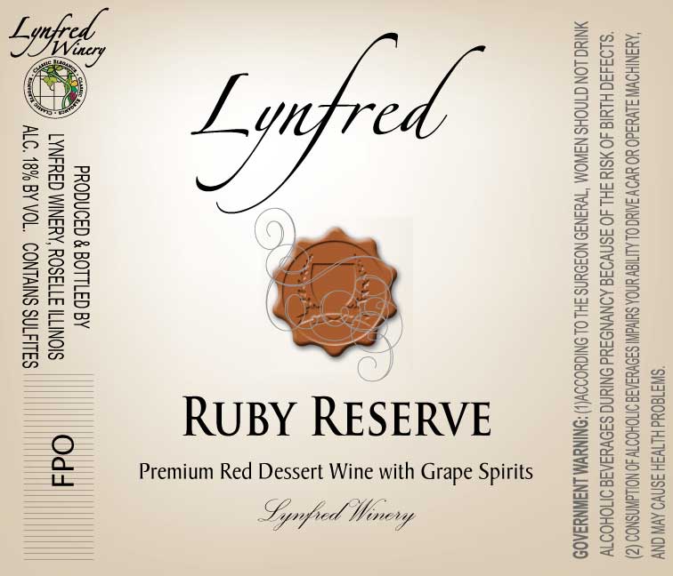 RUBY RESERVE PORT - Lynfred Winery