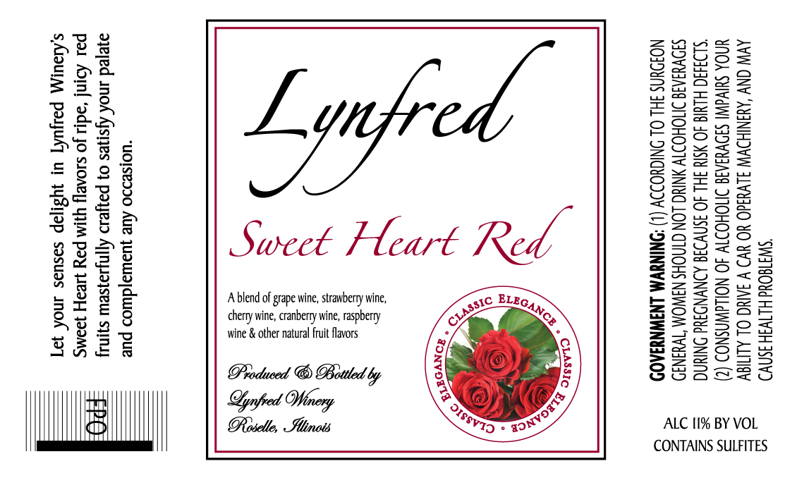 SWEETHEART RED - Lynfred Winery