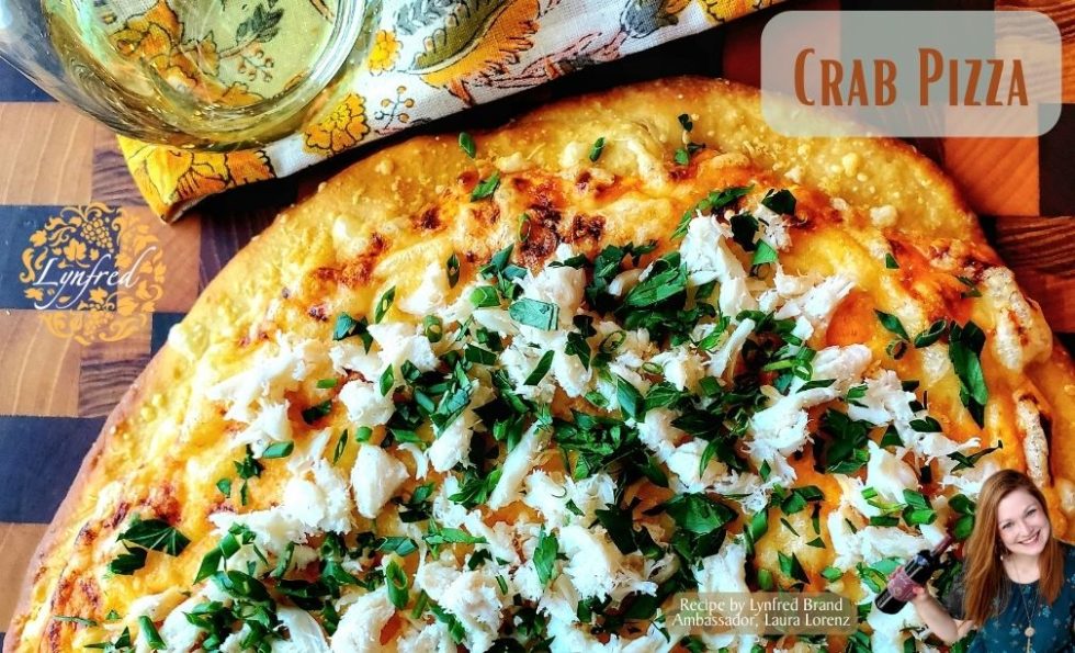 Crab Pizza - Lynfred Winery