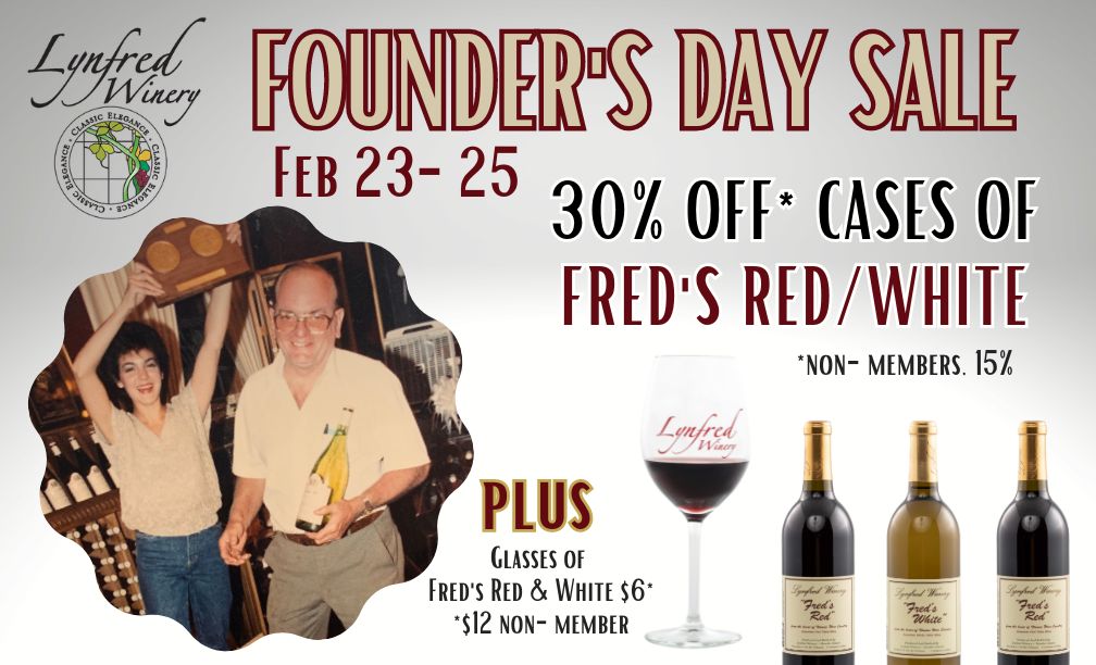 Founder's Day Sale - Lynfred Winery