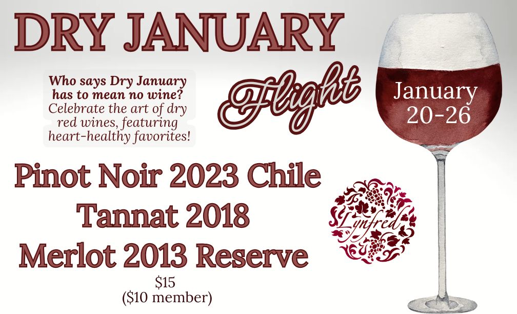Dry January Flight - Lynfred Winery